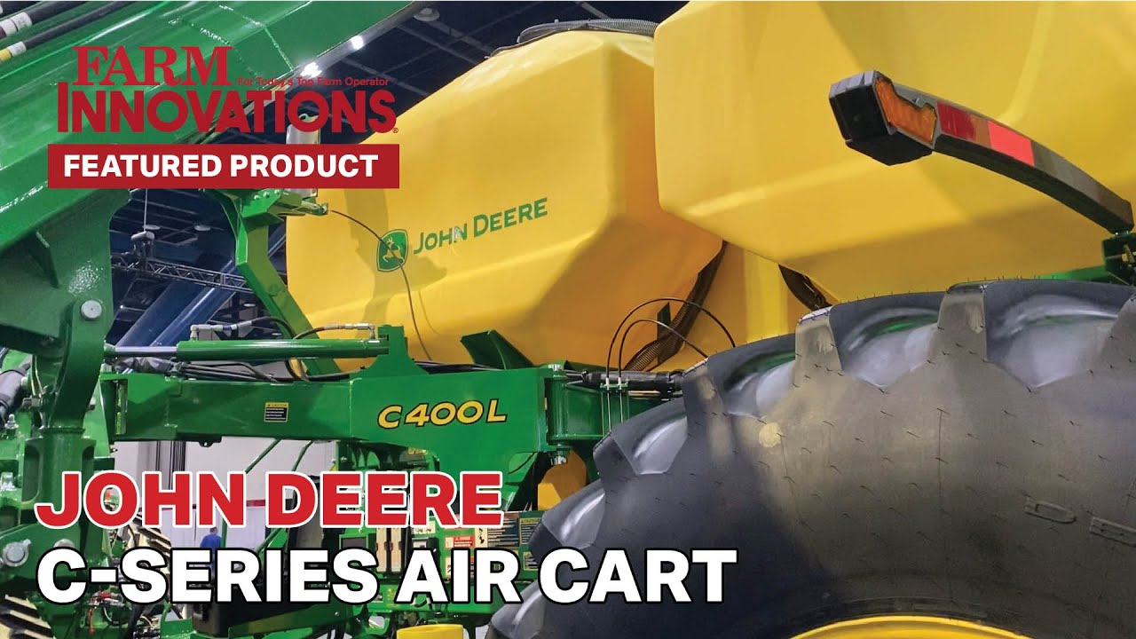 New John Deere C-Series Air Cart Improves Seeding Accuracy - YouTube