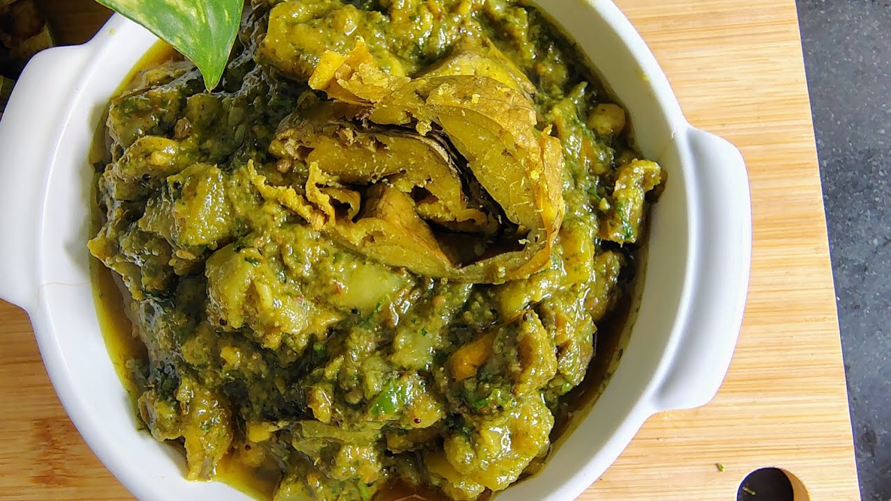 Turiya Patra Nu Shaak Recipe | Ridge Gourd & Patra Curry | તુરીયા ...