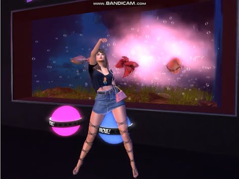 Second Life - Dance 】7.Dancing moe / 踊る萌えちゃん @ Second Life_Jun 19th ...