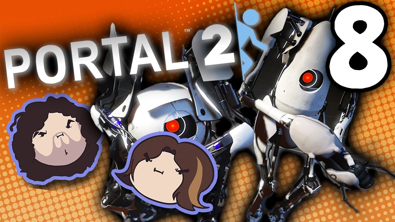 Portal 2: Falling with Style - PART 8 - Game Grumps - YouTube