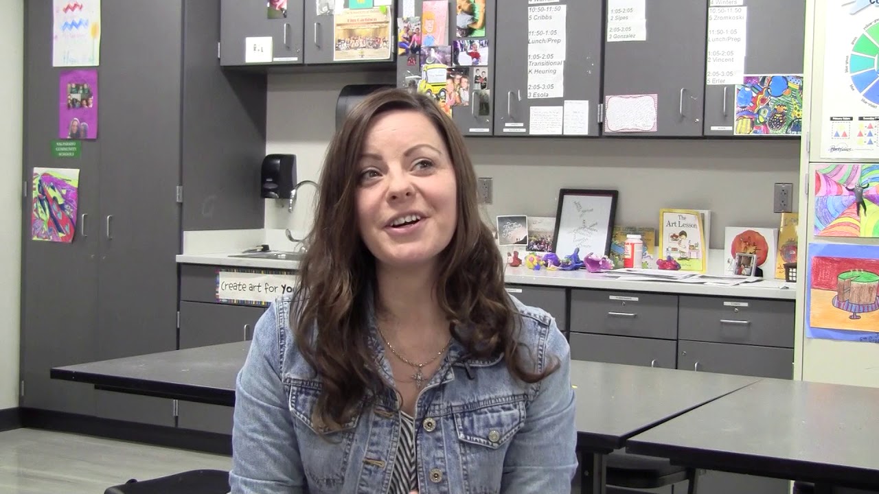 Valparaiso Art Teacher Ms. Jessica Corral - YouTube