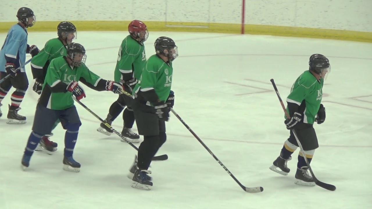 TGH Iceplex Over 50 Hockey Winter 2020 Week 12: Green Hornets vs Blue ...