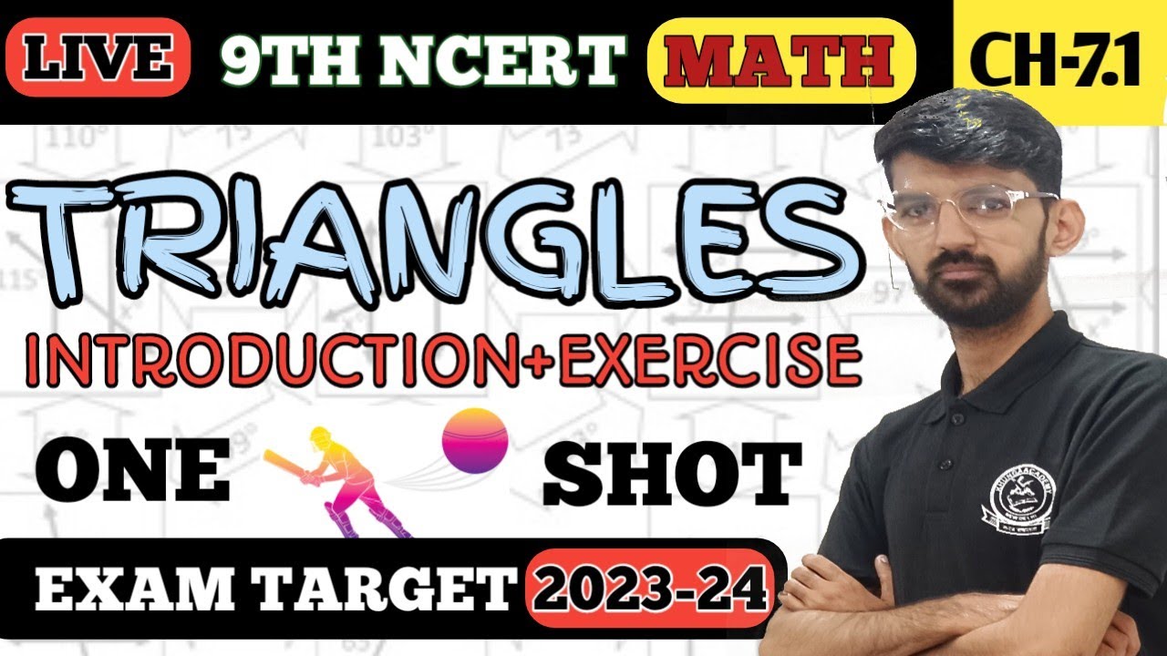 Triangles class 9th | class 9th exercise 7.1 | congruence of triangles ...