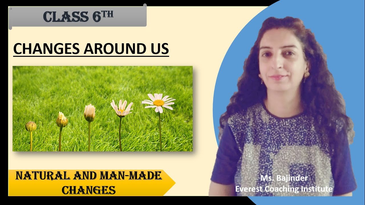 Science Class 6 I Ch 6 I Changes around us Part 5 I Natural and Man ...