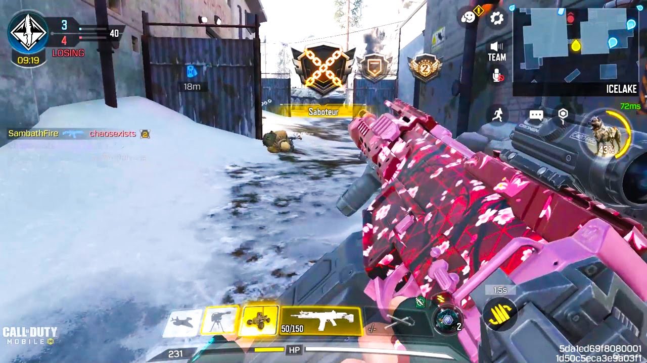 Cod Mobile: Multiplayers LK24 - Sakura Sector Skin - YouTube