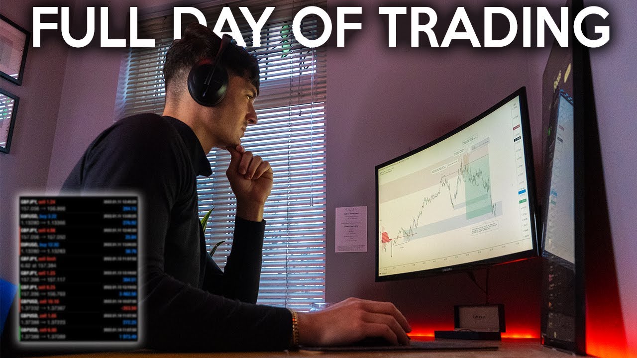 Full Day of Trading in the Financial Markets with Michael Bamber | EP.4 ...