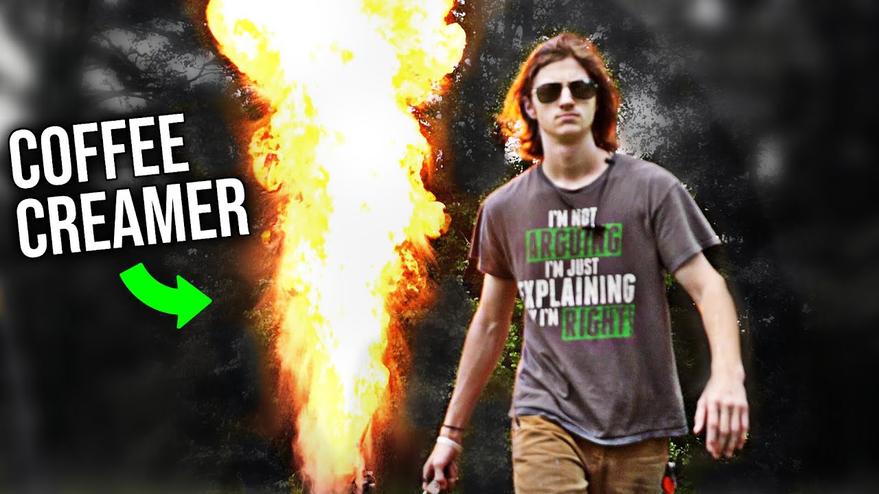 Coffee Creamer is EXPLOSIVE!? - YouTube