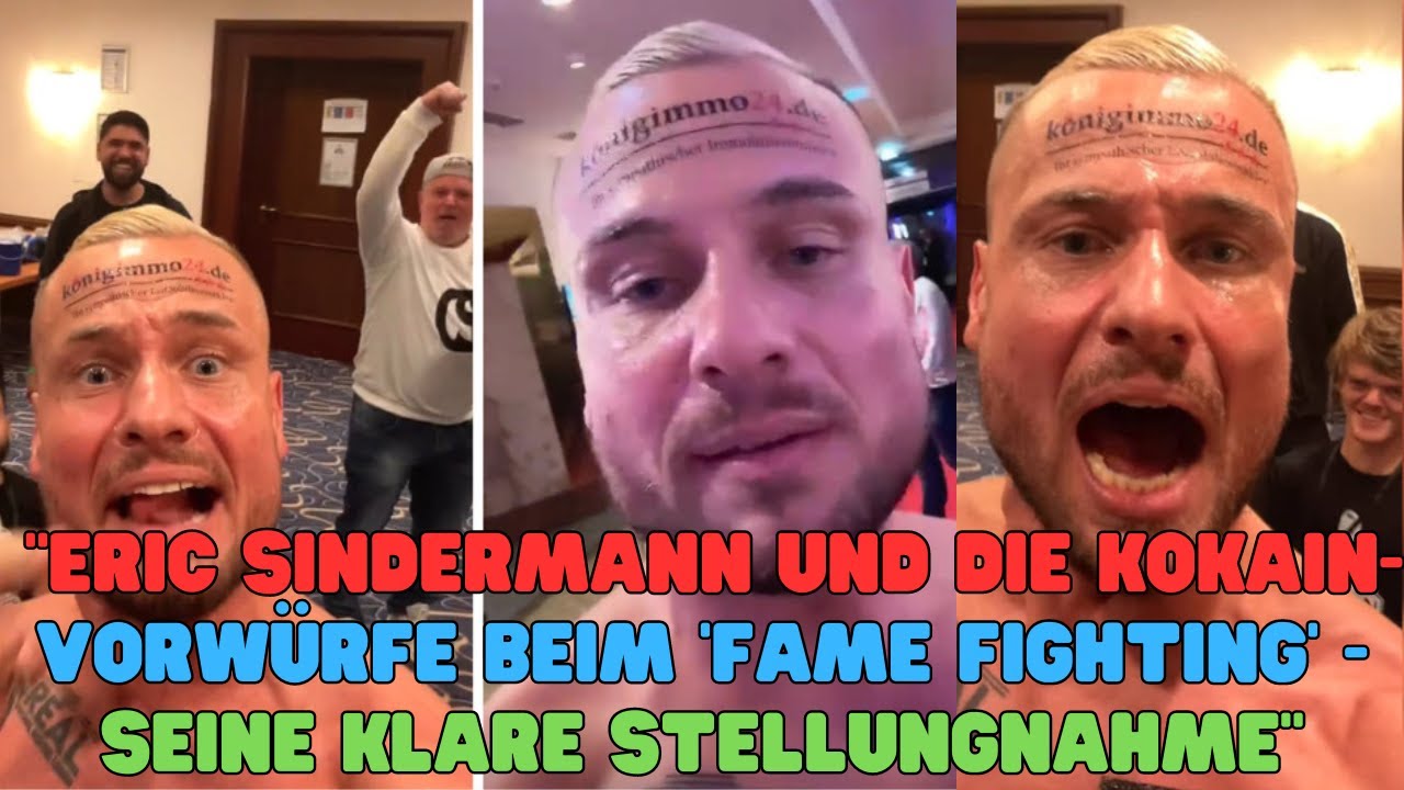 "Eric Sindermann und die Kokain-Vorwürfe beim 'Fame Fighting' - Seine ...