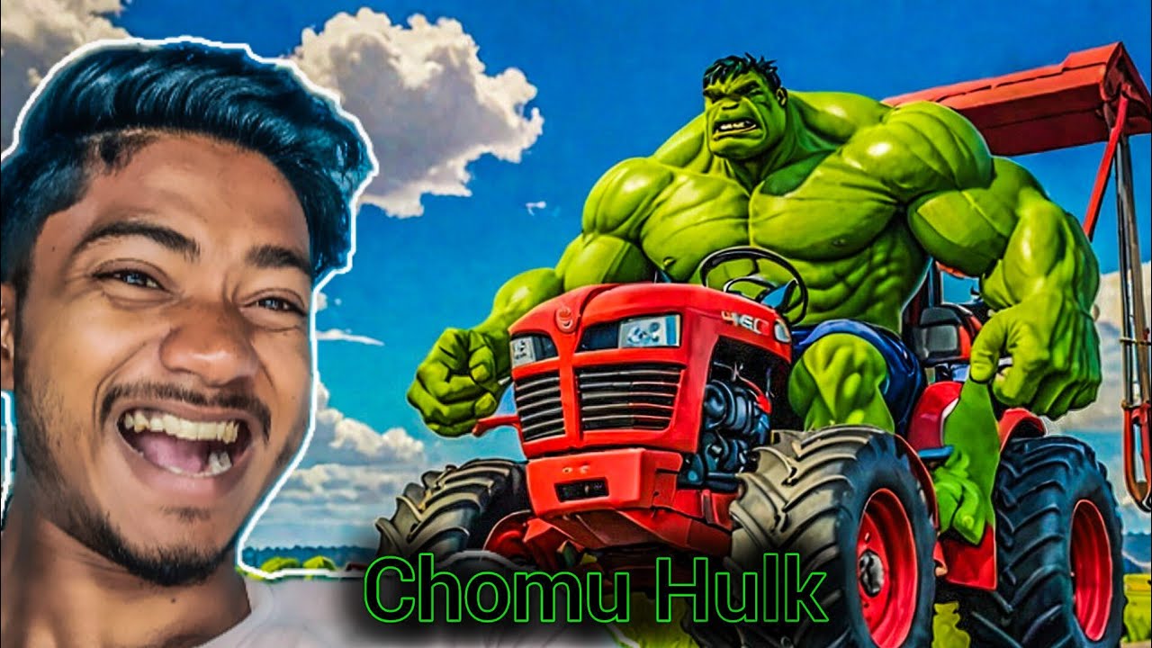 HULK DRIVES A TRACTOR IN BIKE INDIAN BIKE RIDING 3D - YouTube