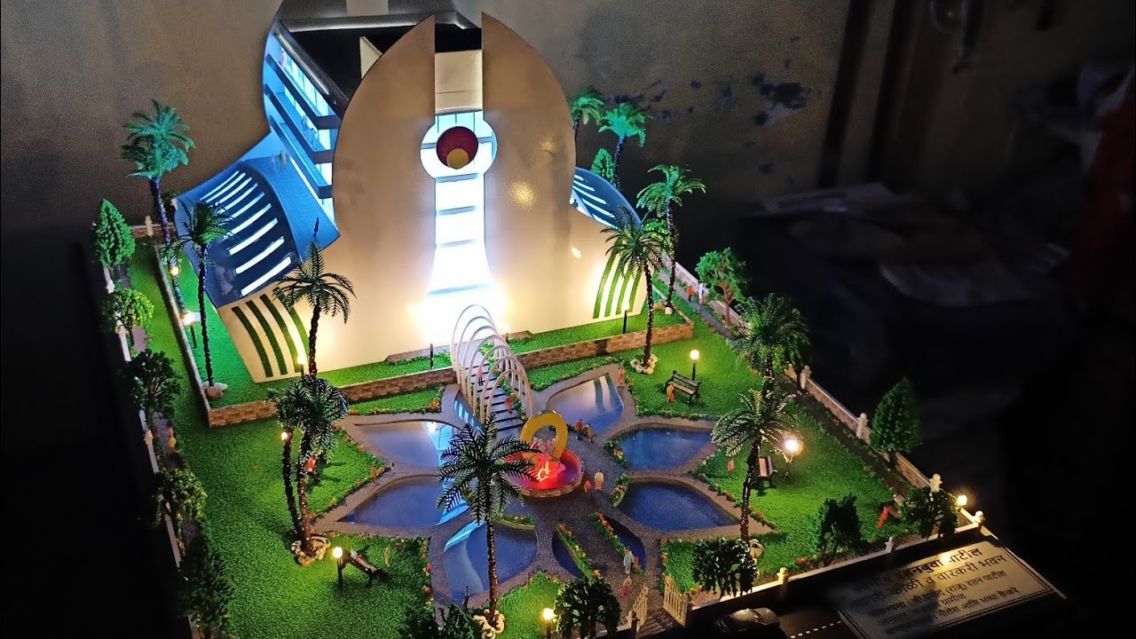 DIY MINIATURE MODEL | DOMBIVLI VARKARI BHAVAN . - YouTube