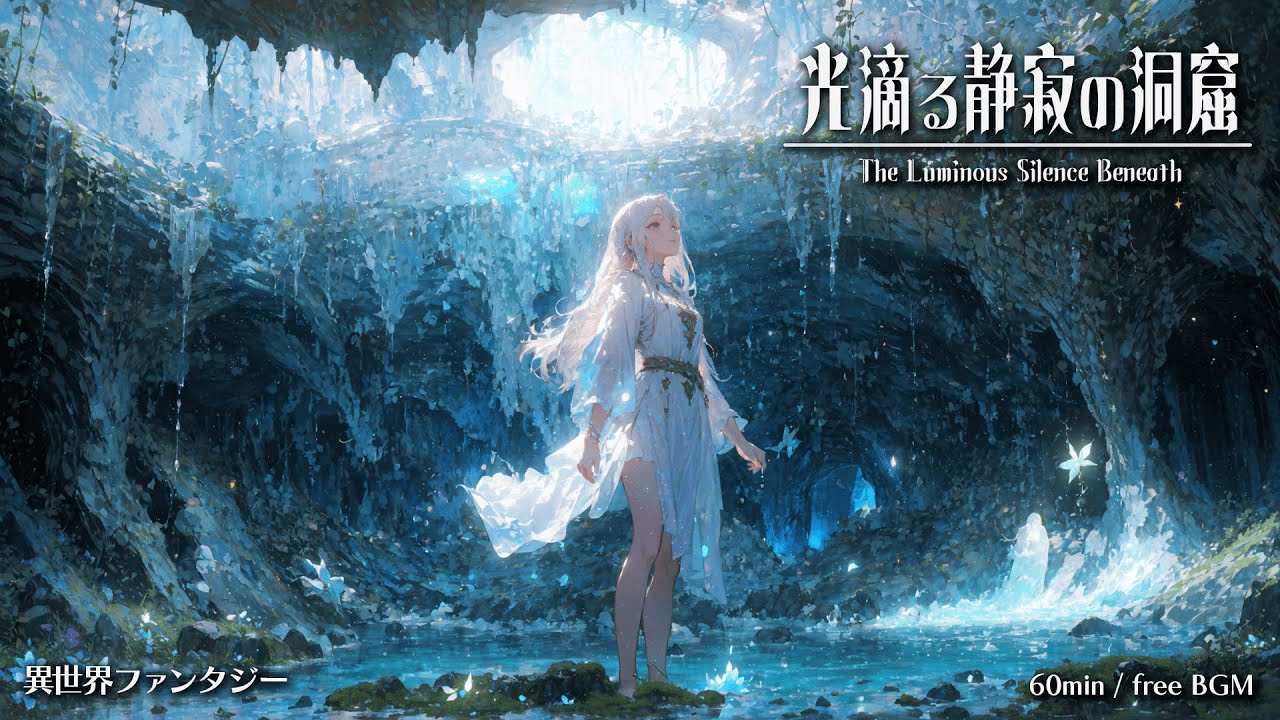 【Isekai Fantasy Music】The Luminous Silence Beneath【Free BGM / 60min ...