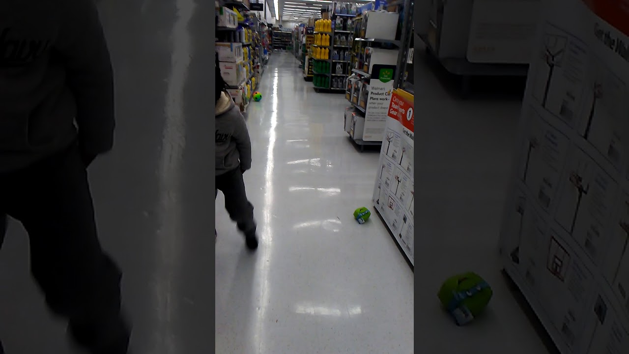 Walmart ball challenge - YouTube