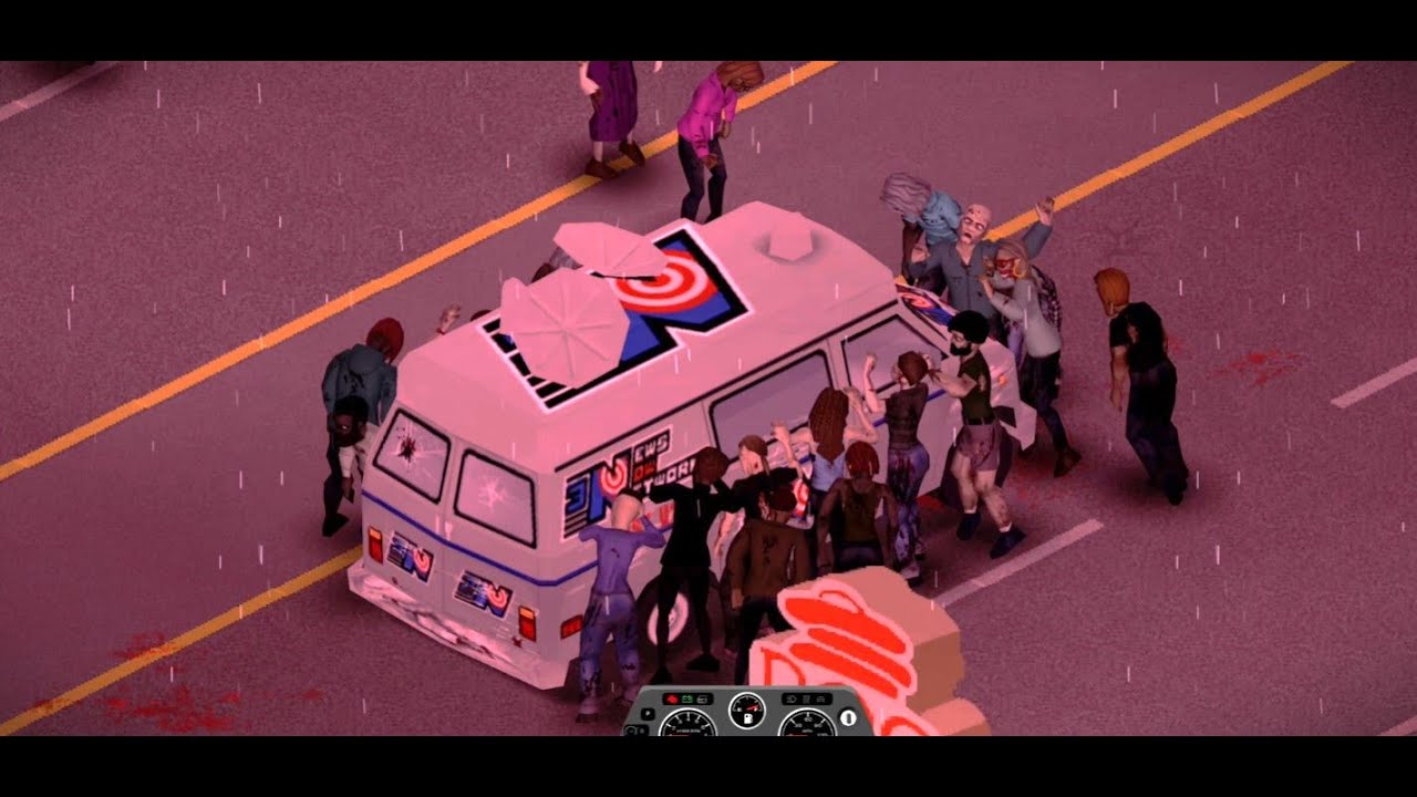 Project Zomboid How many Zombies can you Splat with a Van - YouTube