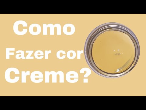 Como fazer a cor Creme Através da Mistura de Cores - YouTube