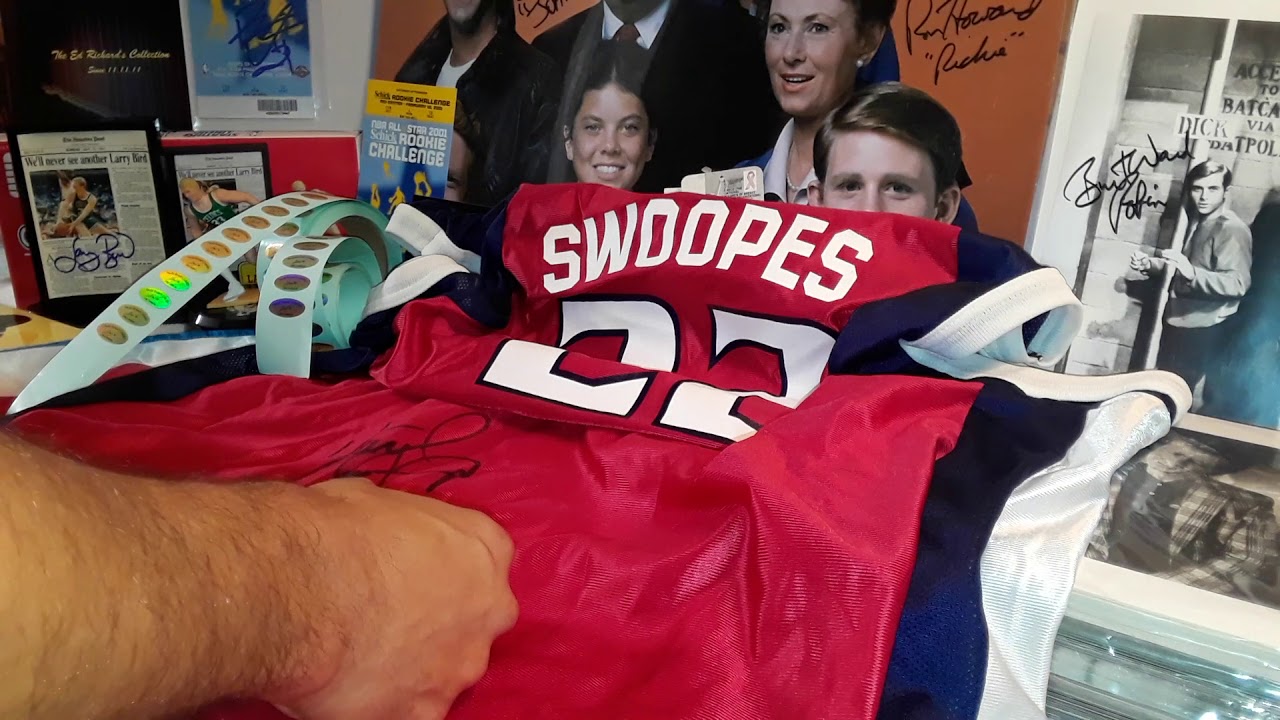 Sheryl Swoopes Autographed WNBA Comets #22 Jersey - Hologram ...