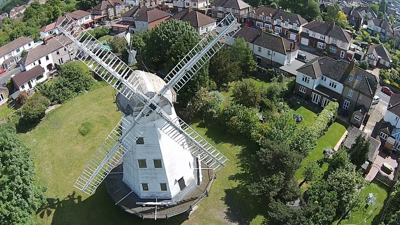 DJI Phantom Vision 2 Plus - Upminster Windmill - YouTube
