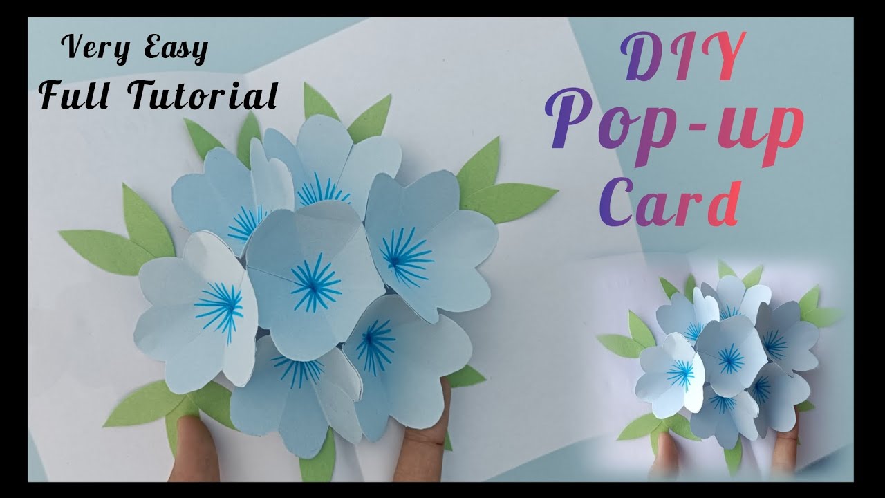 DIY pop-up card / easy wishing card / easy greeting card #greetingcard ...