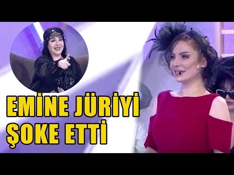 Emine Aydın Öyle Bir Kombin Yaptı ki Jüri Şaştı Kaldı!