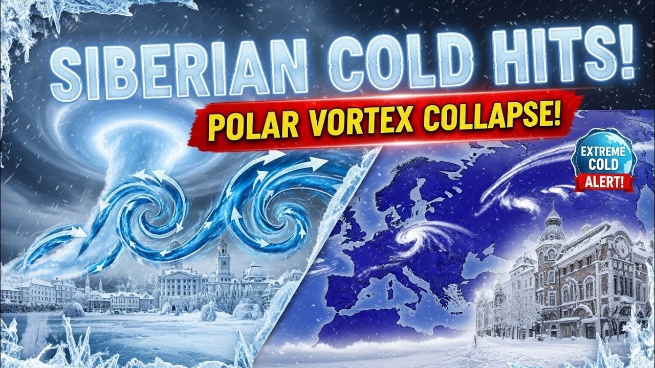 Polar Vortex Collapse: Unleashing Siberian Cold on Europe! - YouTube