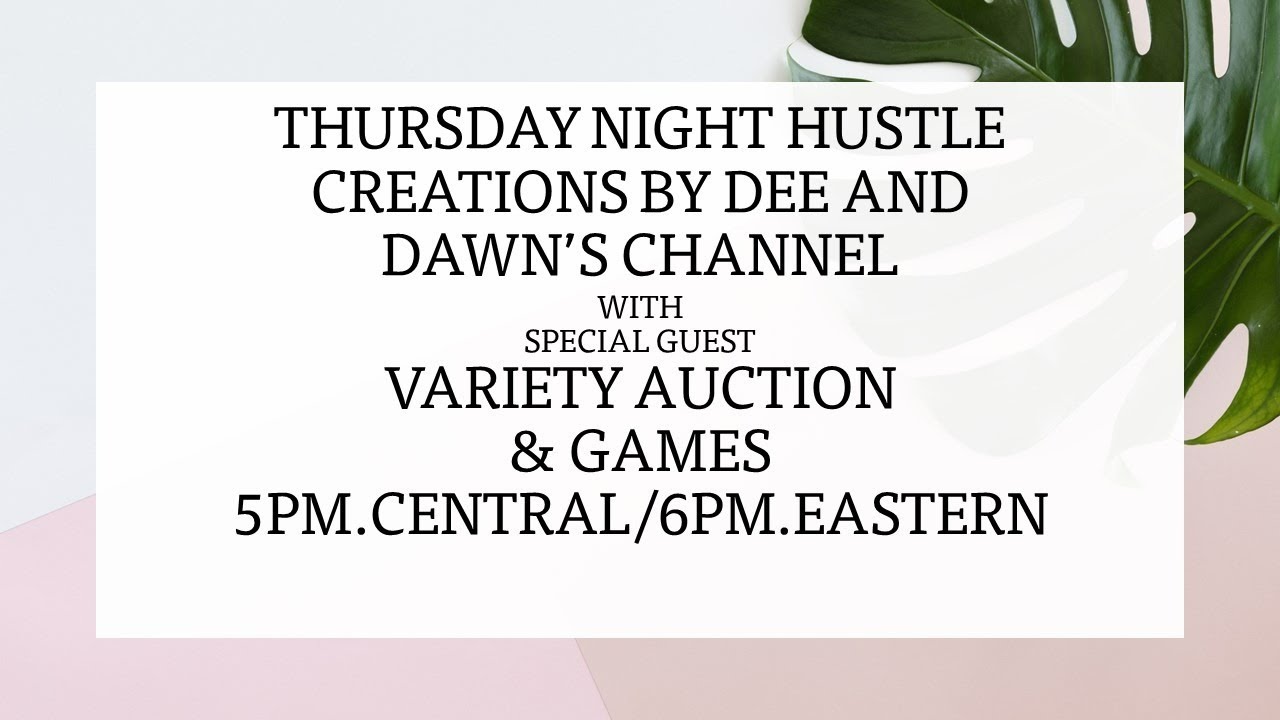 THURSDAY HUSTLE WITH A GUEST - YouTube