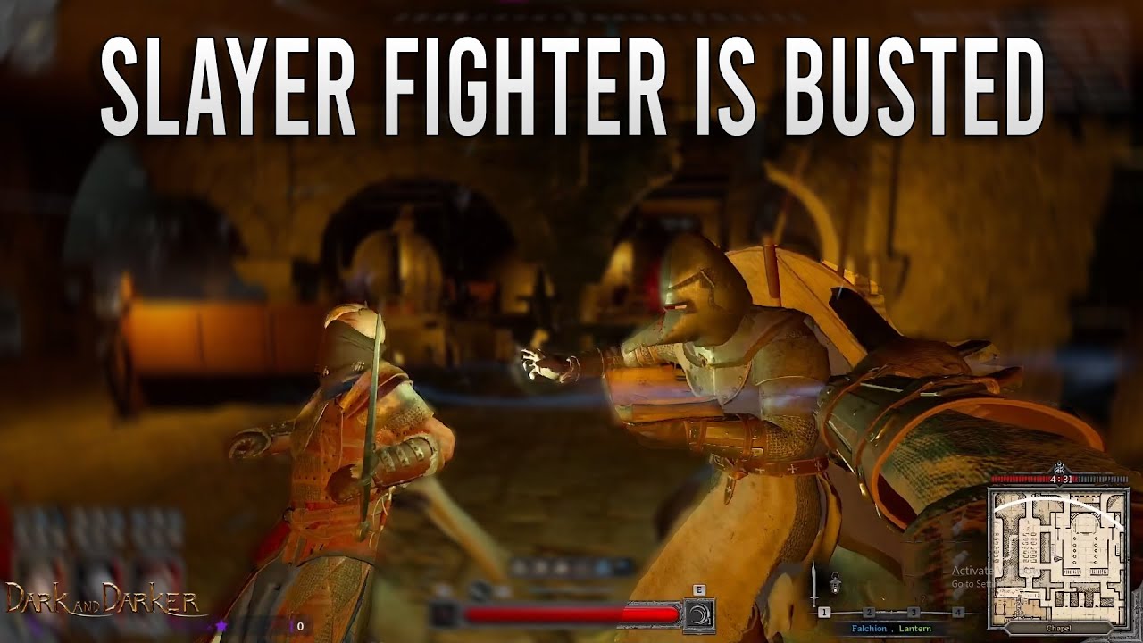 Slayer Fighter is kinda BUSTED in Dark and Darker - YouTube