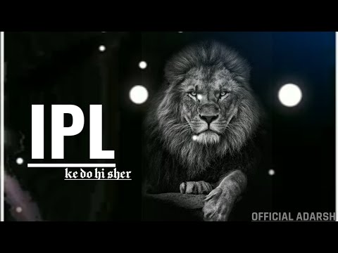 IPL hit status video of IPL king👑kohli and dhoni_ipl ke do hi sher