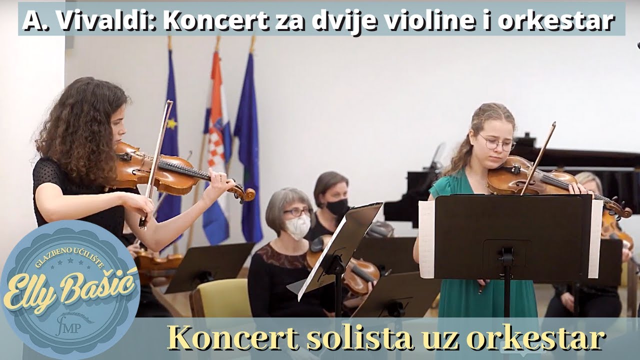 A. Vivaldi: Koncert za dvije violine i orkestar u a-molu - Allegro ...