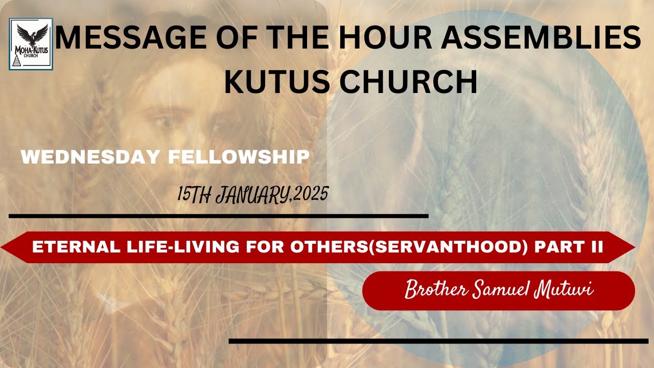 15/01/2025 || WEDNESDAY FELLOWSHIP - YouTube