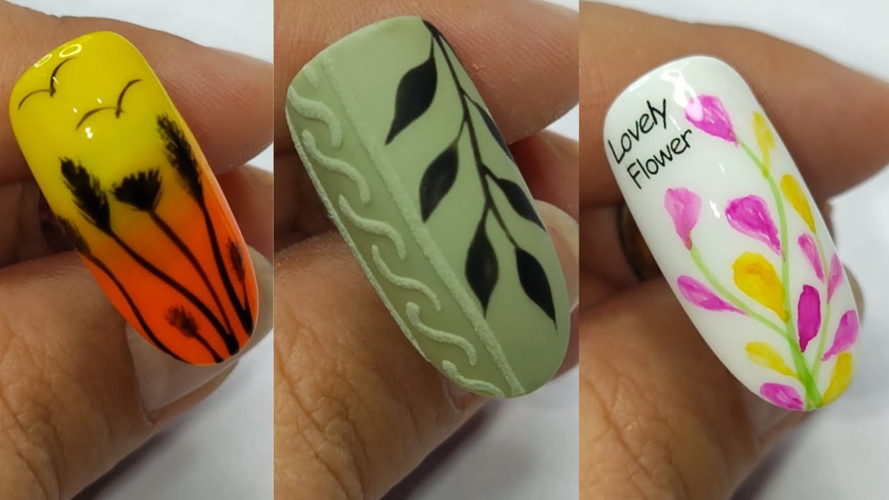 #38 most beautiful nails | advanced nail art tutorial | nail art ...