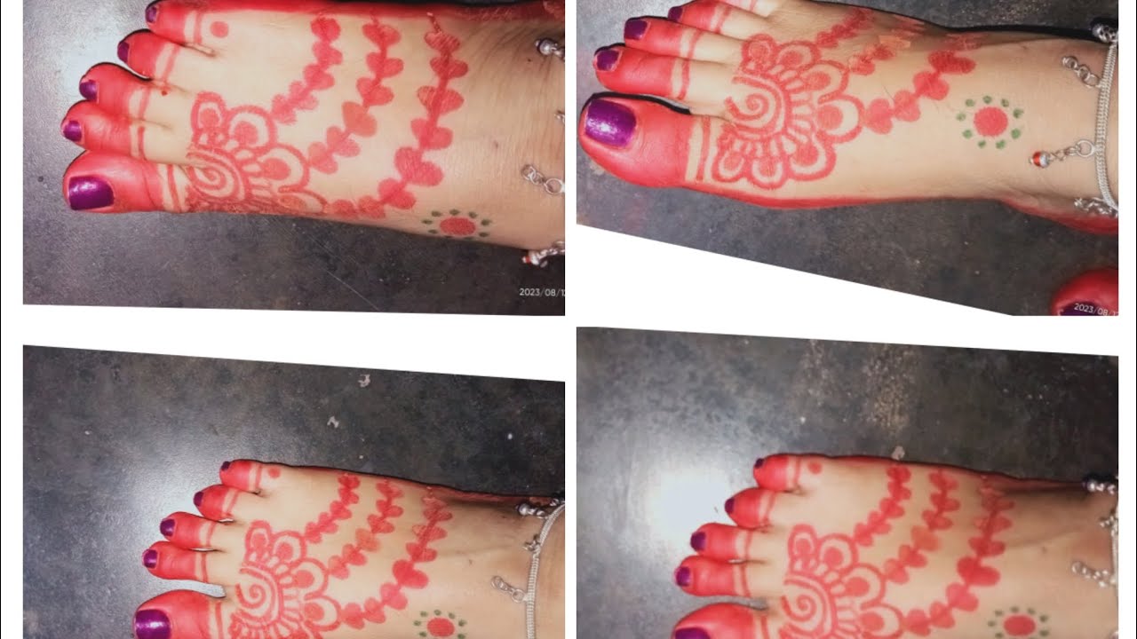 savan special alata design on feet 🐾🐾🐾 new feet alata design ...