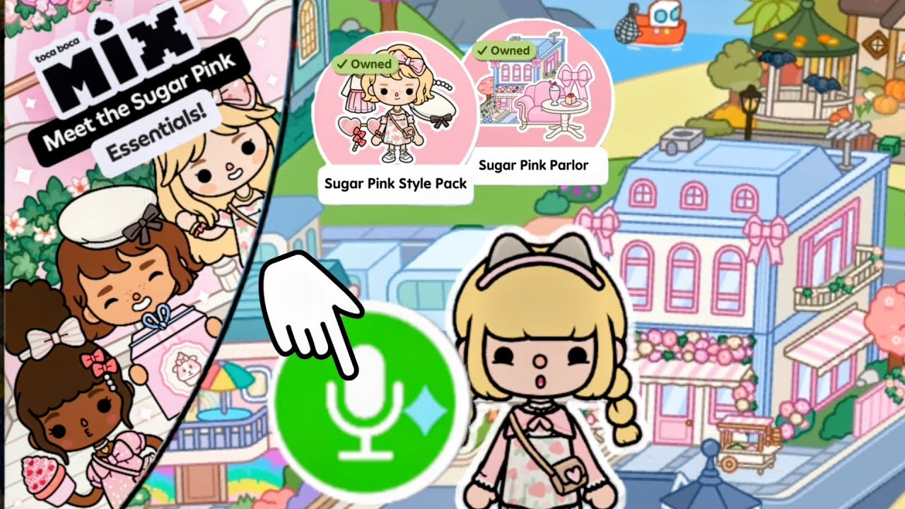 (LIVE) NEW TALKING in TOCA BOCA + Sugar Pink Bakery & Style Pack! (Toca Boca World with Lisa ...