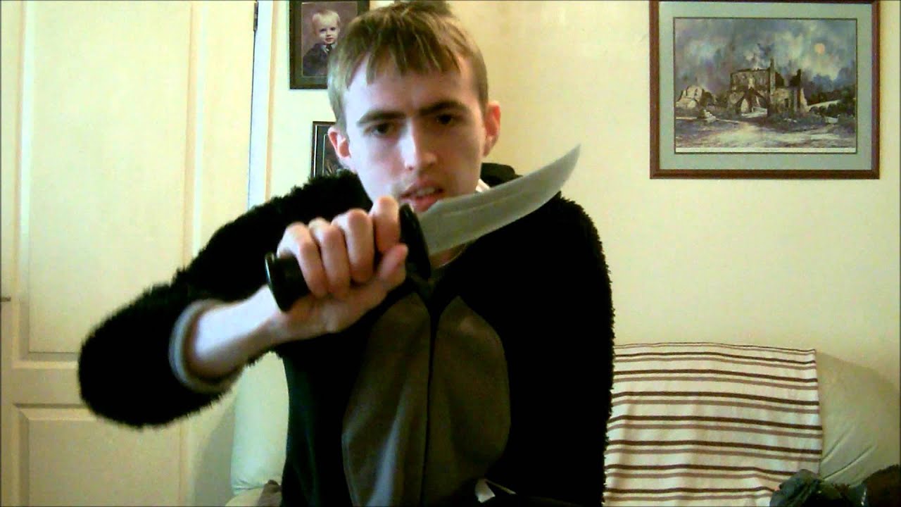 Unpacking and showing my custom made Scream 2 Stab Costume from the USA - YouTube