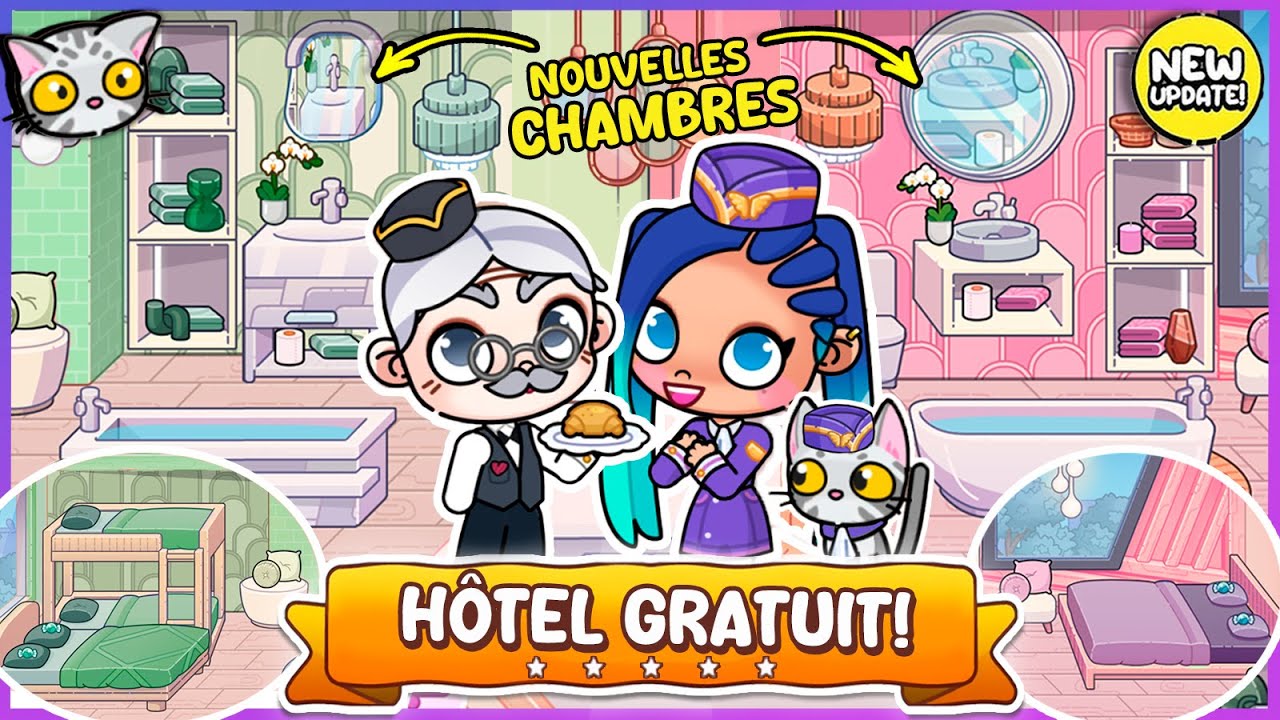🏡 Comment Décorer GRATUITEMENT les Chambres d’un HÔTEL dans la House ...