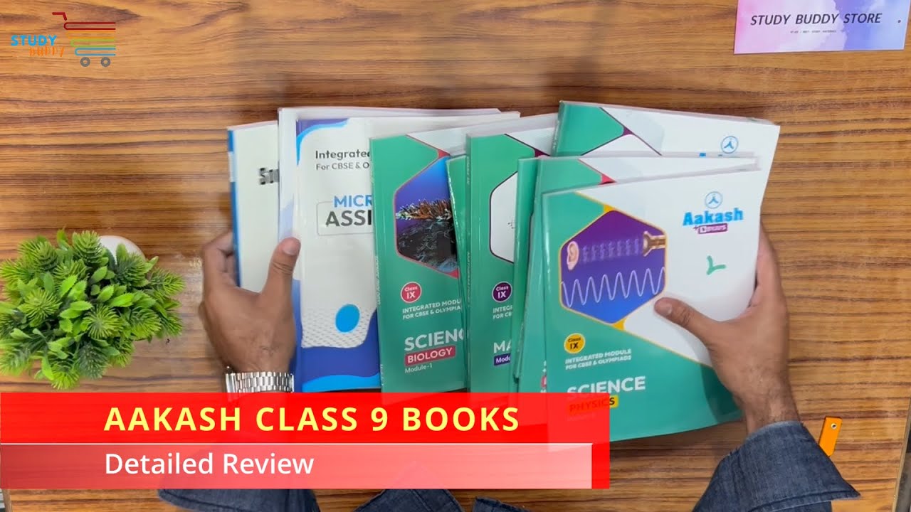 Aakash Institute Class 9 Books Detailed Review Video | Study Buddy ...