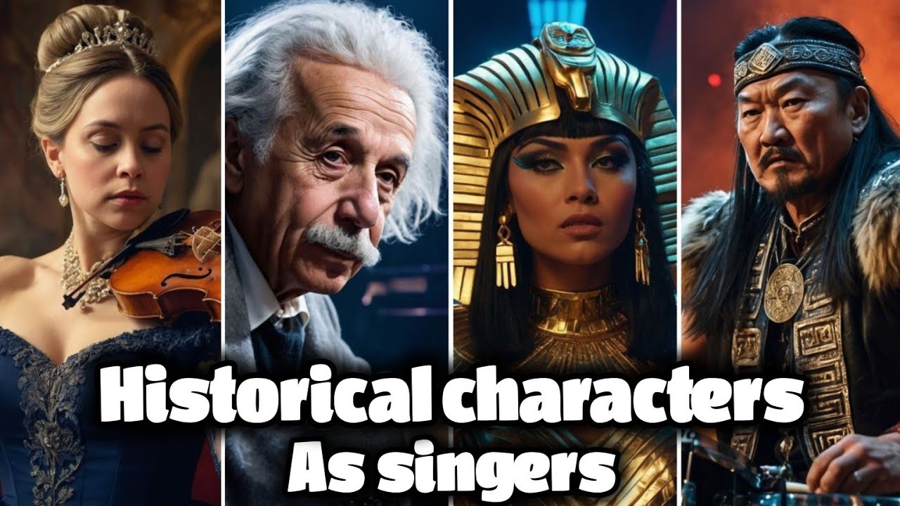 Historical characters as modern musical leader - YouTube