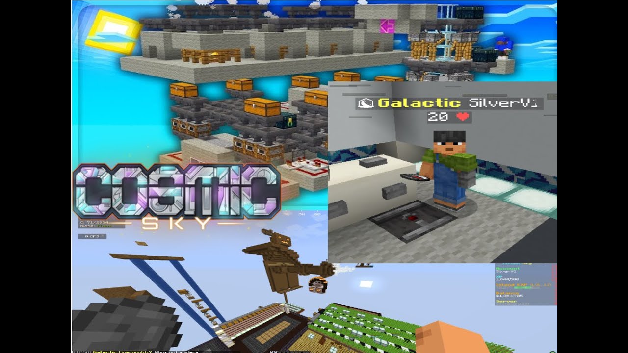 Minecraft Mob Splitter Tutorial For Cosmic Skyblock - YouTube