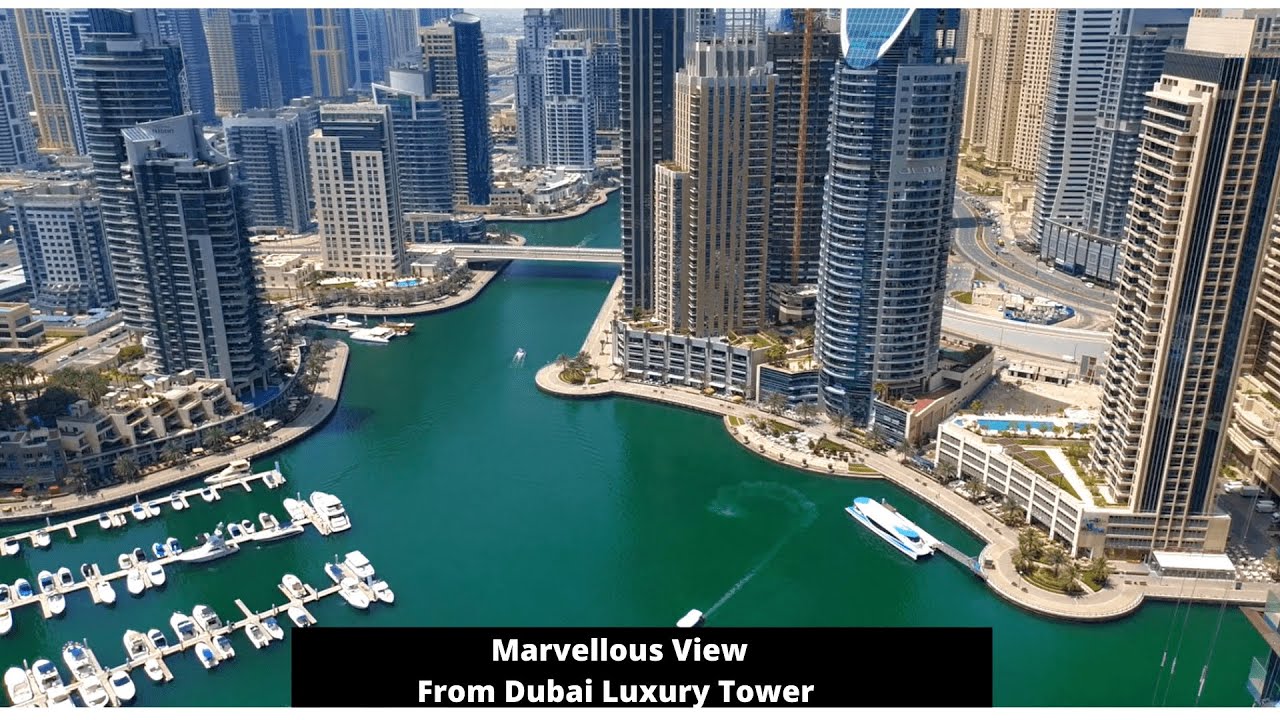 Marvelous and Magnificent View From One Of The Luxury Dubai Tower - YouTube