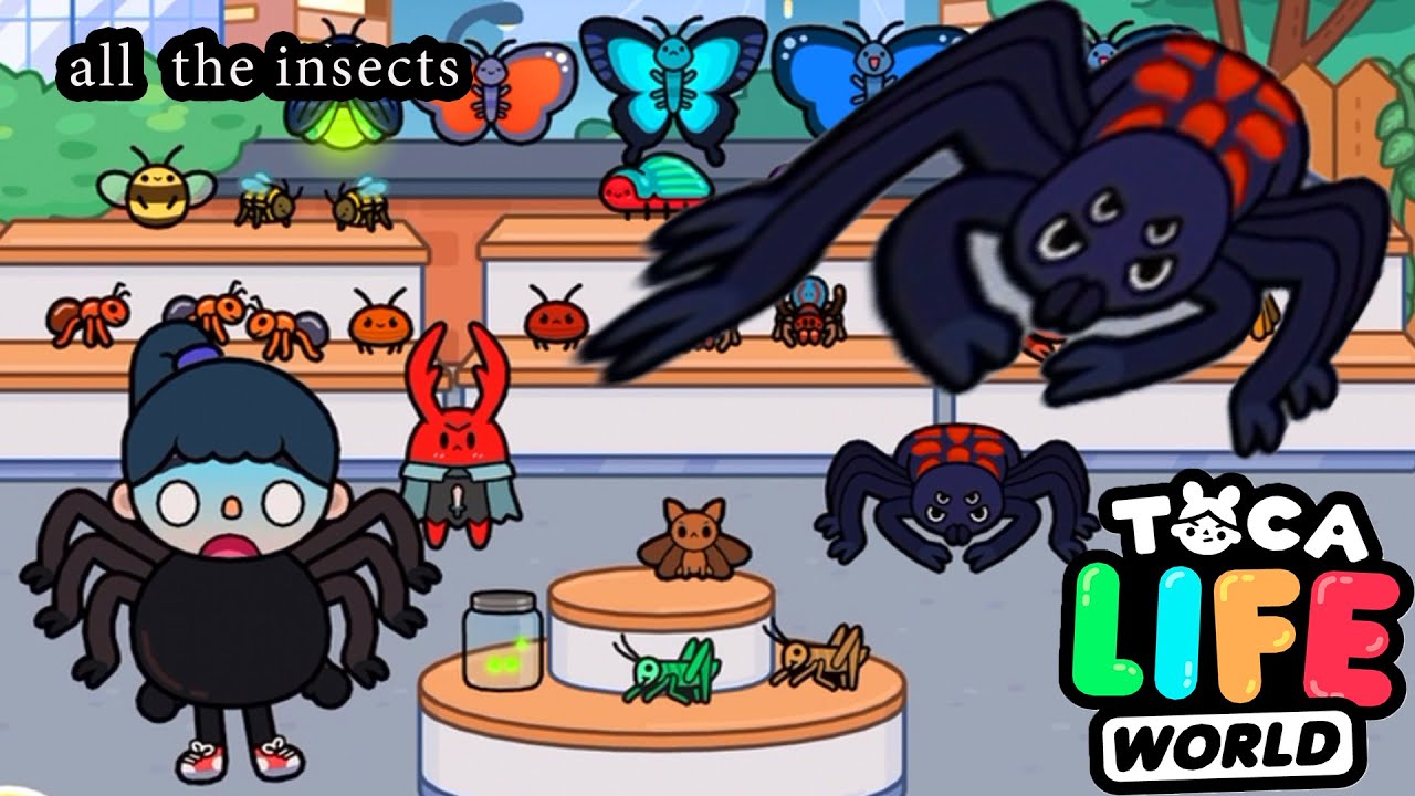New gift in toca boca/Collected all the insects in Toca Boca/Toca Life ...