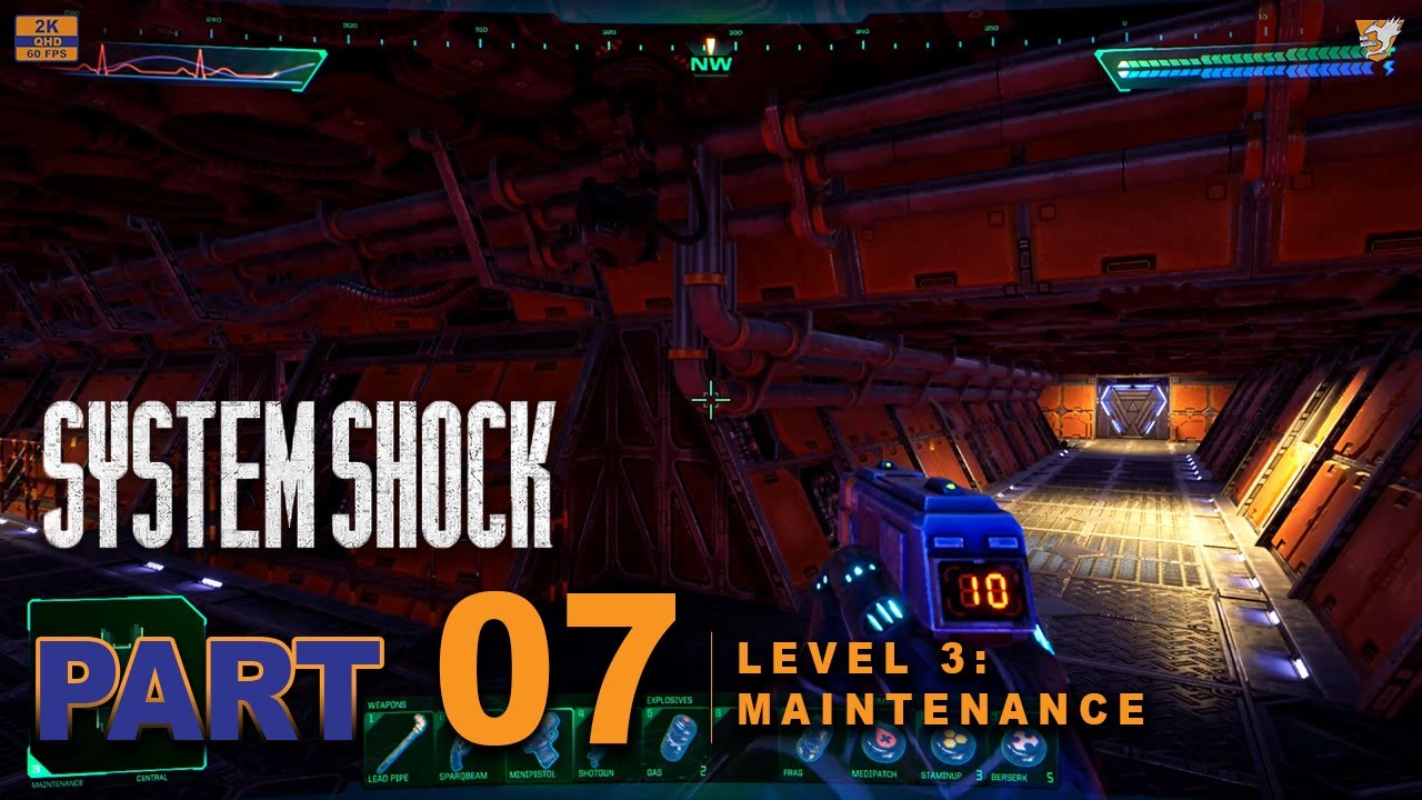 Level 3: Maintenance | System Shock Remake (2023) Full Game Walkthrough ...