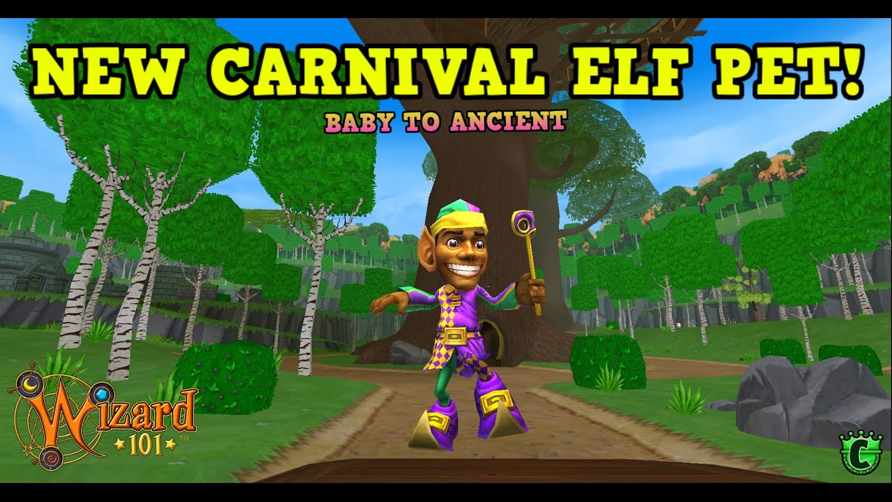 Wizard101 : NEW CARNIVAL ELF PET! - YouTube