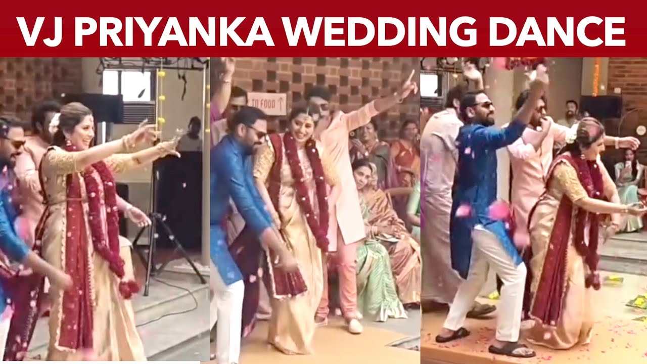 VJ Priyanka Wedding Dance Video ️ | DJ Vasi Sachi | Husband Detail ...