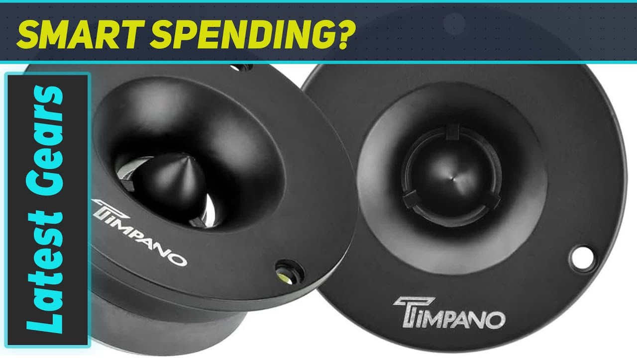 Timpano TPT-ST3 3.75 Inch Super Tweeter: Unleashing Crystal Clear Highs ...