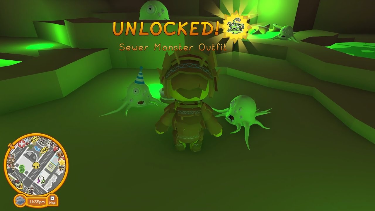 HOW TO UNLOCK: SEWER MONSTER OUTFIT *SECRET* Wobbly Life - YouTube