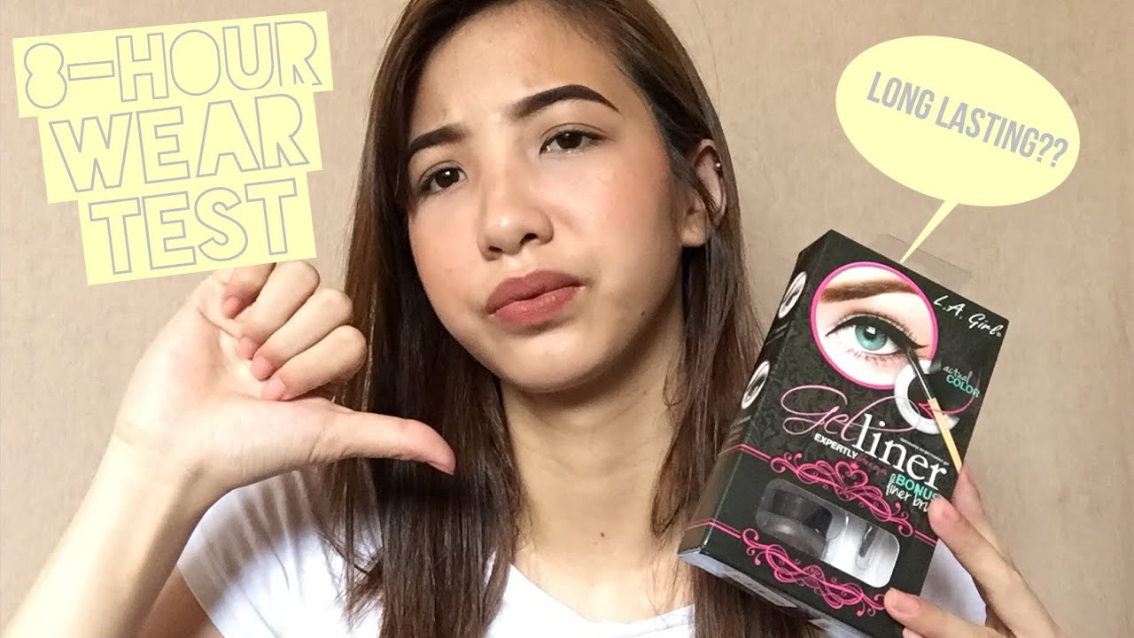 WATERPROOF NA KILAY?! L.A Girl Gel Liner REVIEW + WEAR TEST | Katrina ...