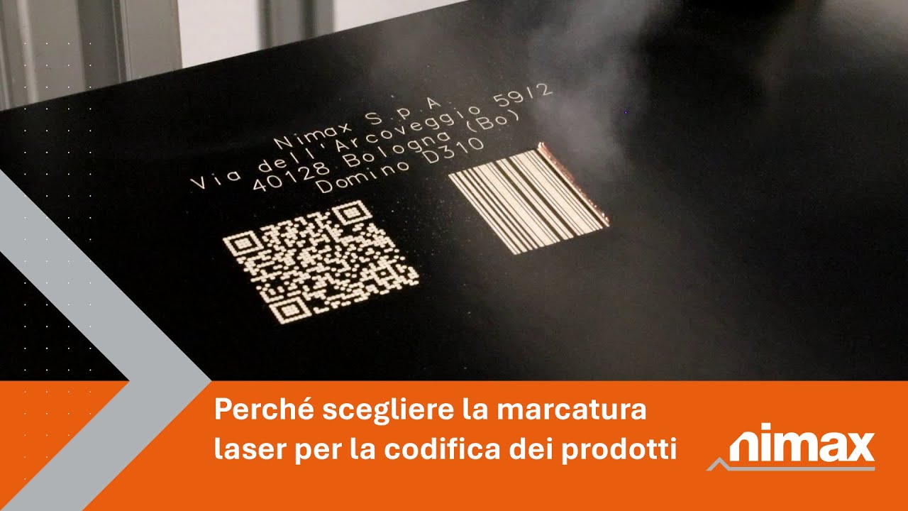 Nimax | Perché scegliere la marcatura laser per la codifica dei prodotti - YouTube