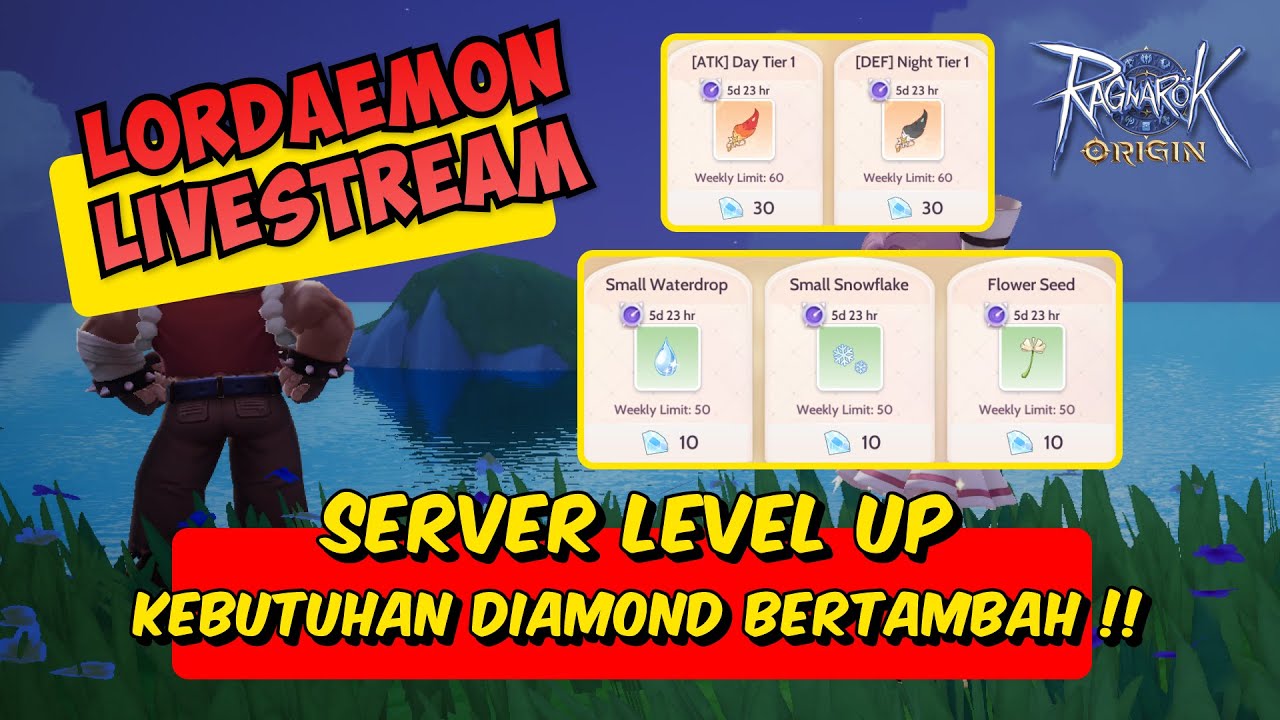 🔴 Server level 90!! Barang diamond shop bertambah limitnya!! - YouTube