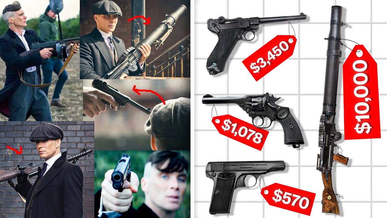 Peaky Blinders Guns Collection - YouTube
