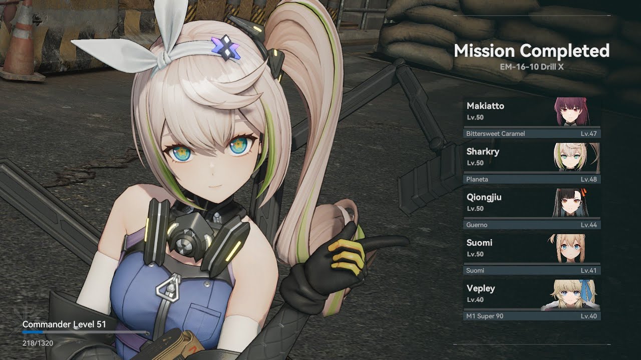 [GFL2:Exilium] Expansion Drill EM-16-10 Drill X Lv.50 4 Star Clear ...