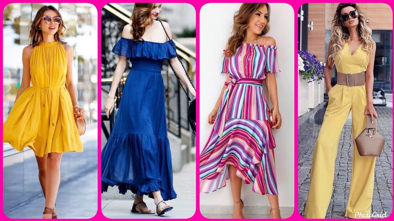 Gorgeous and Fashionable summer outfits designs for women - YouTube