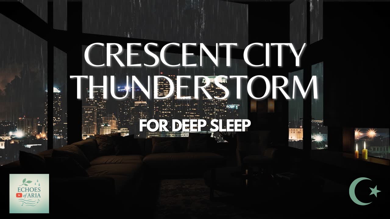 Rain Sounds for Sleep | Heavy Rain ASMR | Crescent City Ambience - YouTube